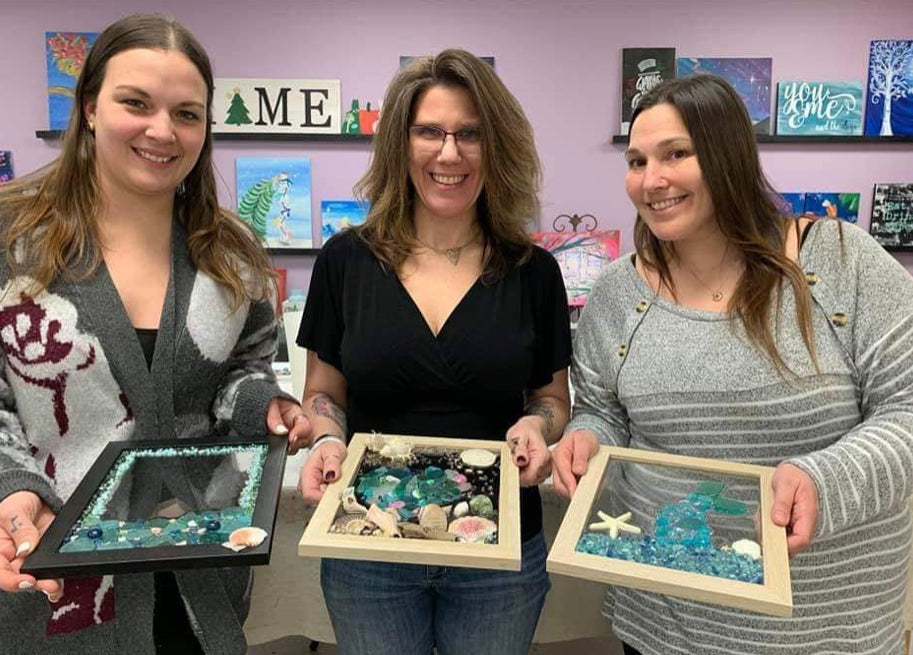 Sample Selection For Private Parties Seascape Waves Resin Frames Limi