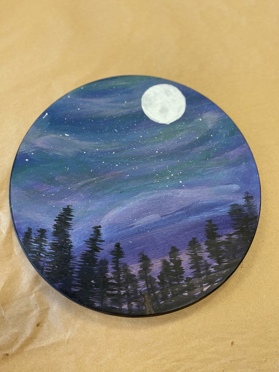 *Hand painted sky round or squares on wood (age 10 and up) – Hammer ...